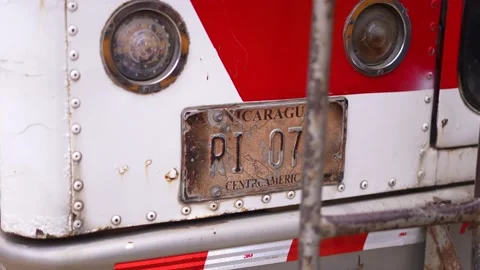 bus registration, old bus, vintage truck... | Stock Video | Pond5