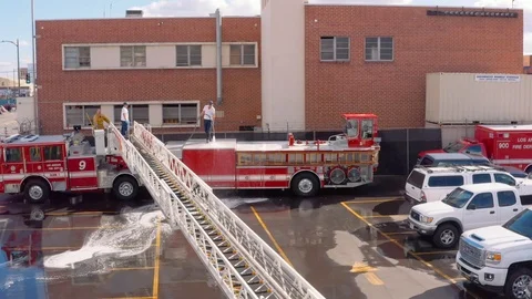 The busiest fire station 9 in LA, firefi... | Stock Video | Pond5
