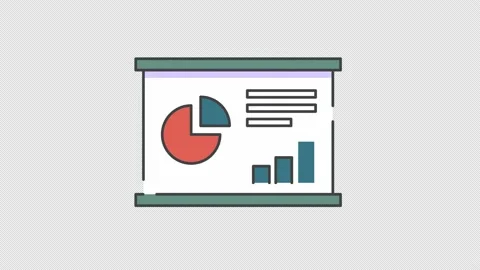 Business Analysis icon loop animation wi... | Stock Video | Pond5