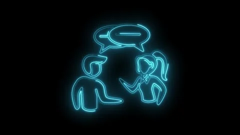 Communication Animation Neon Stock Videos – Royalty-Free HD & 4K Videos ...