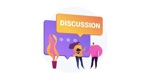 Business discussion 4K loop animation | Stock Video | Pond5