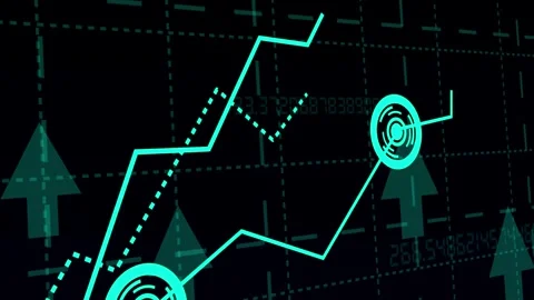 Business Graph-Chart Motion: Line, Arrow... | Stock Video | Pond5