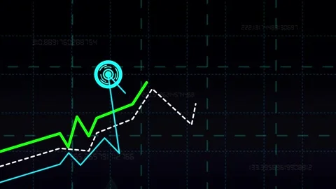 Business Graph-Chart Motion: Line, Arrow... | Stock Video | Pond5