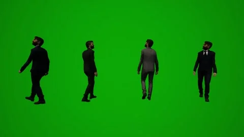 business man in green screen, walking, w... | Stock Video | Pond5