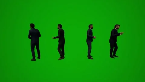 business man in green screen, walking, w... | Stock Video | Pond5