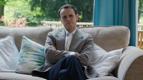 Business Man thinking Intently at camera... | Stock Video | Pond5