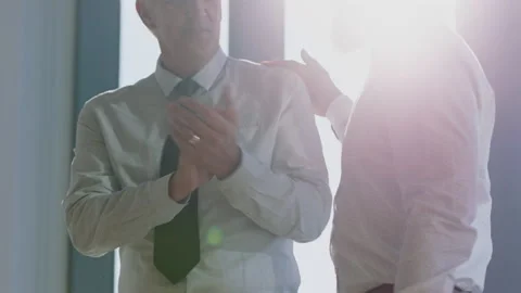Business men, clapping hands and applaus... | Stock Video | Pond5
