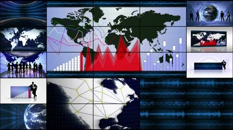 Business Montage Background Animation, L... | Stock Video | Pond5