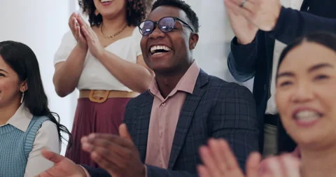 Business people, crowd and team clapping... | Stock Video | Pond5