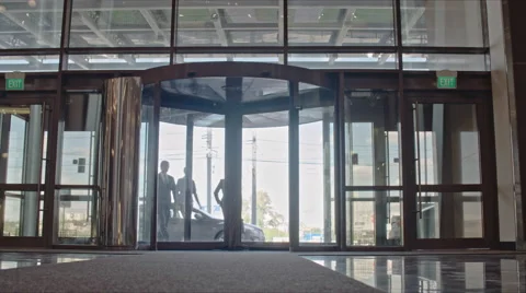 Business People Entering Office Building | Stock Video | Pond5