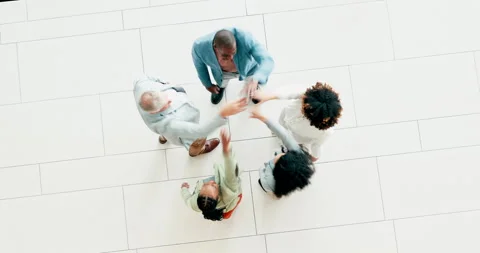 Business people, stack hands and motivat... | Stock Video | Pond5