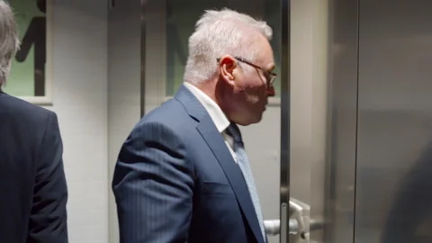 Business people use public restroom in o... | Stock Video | Pond5