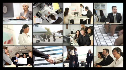 Business people at work, video montage | Stock Video | Pond5