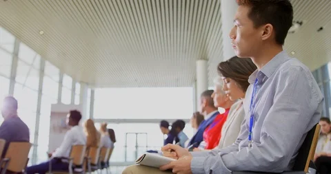 Business people writing on notepad in th... | Stock Video | Pond5