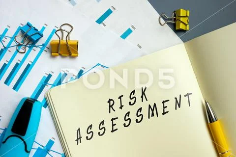 Business Risk assessment review and financial charts. Stock Image ...