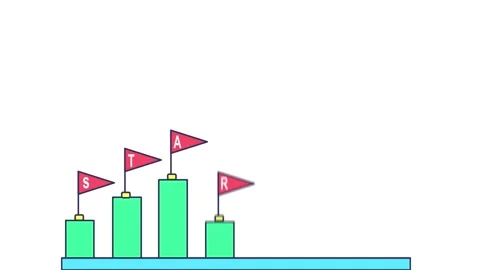 business startup concept represented wit... | Stock Video | Pond5