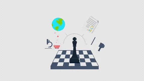 Business Strategy concept animation loop... | Stock Video | Pond5
