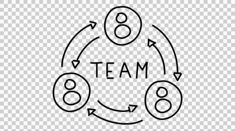 Business Team plan line drawing color il... | Stock Video | Pond5