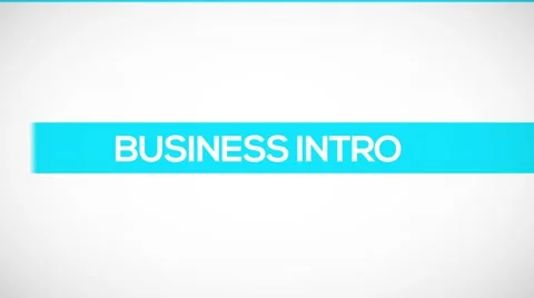 After Effects: Business Text Titles Animation Logo Reveal Color Stripe ...
