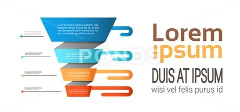 Business timeline process chart infographics funnel template used for ...
