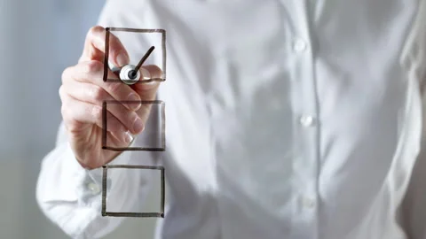 Black Check Stock Videos – Royalty-Free HD & 4K Videos