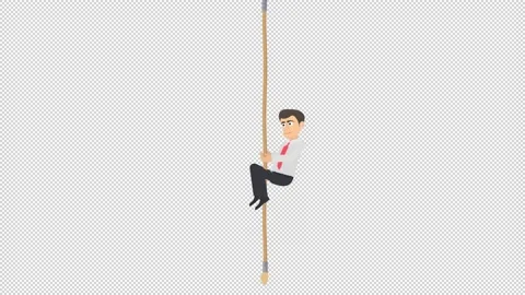 Businessman. Animation of a man climbing... | Stock Video | Pond5