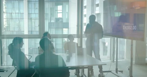 Businessman Presenting on Screen during ... | Stock Video | Pond5