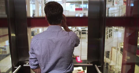 Riding An Elevator Stock Video Footage | Royalty Free Riding An ...