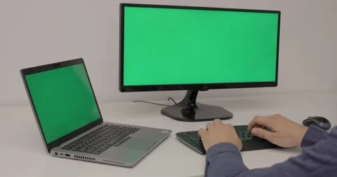 Businessman Working On A Personal Comput... | Stock Video | Pond5