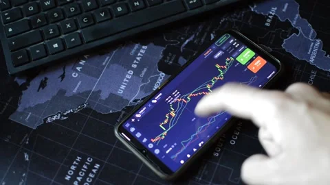 businessman's hand analyzing trading cha... | Stock Video | Pond5