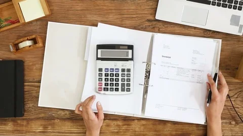 Invoice R Stock Videos – Royalty-Free HD & 4K Videos