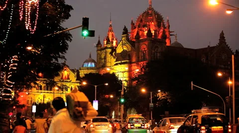 Cst Railway Station Stock Video Footage | Royalty Free Cst Railway ...