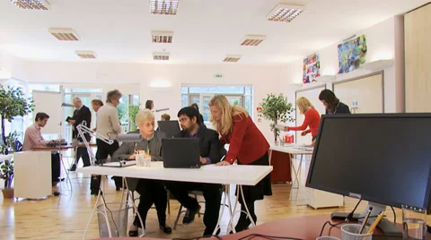 Office Blurring Film Stock Videos – Royalty-Free HD & 4K Videos | Pond5