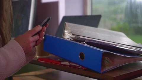 Files On Desk Stock Video Footage | Royalty Free Files On Desk Videos ...