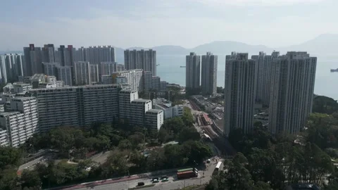 the Butterfly Estate, Tuen Mun, hong kon... | Stock Video | Pond5