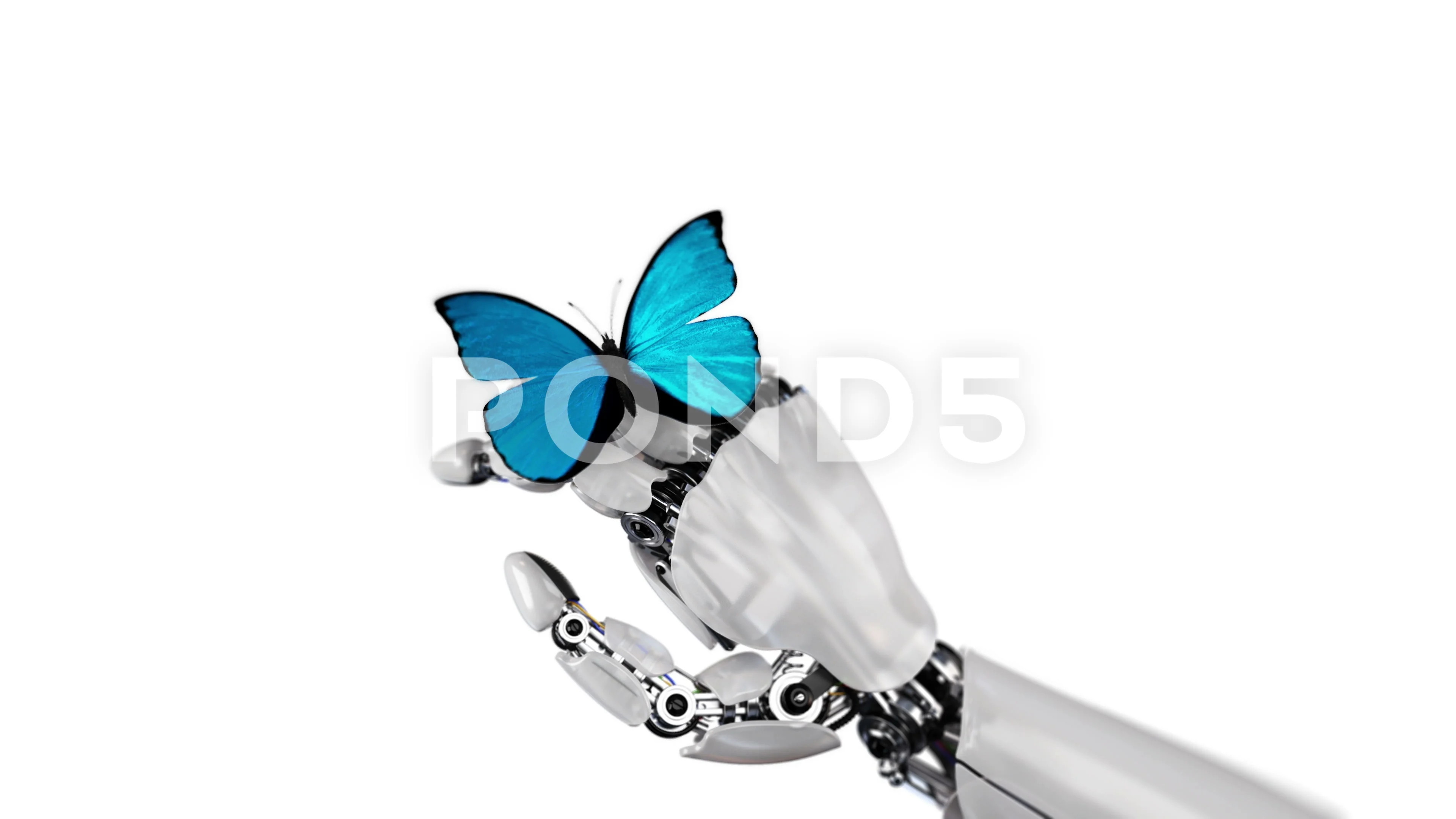 Robot Hand Butterfly