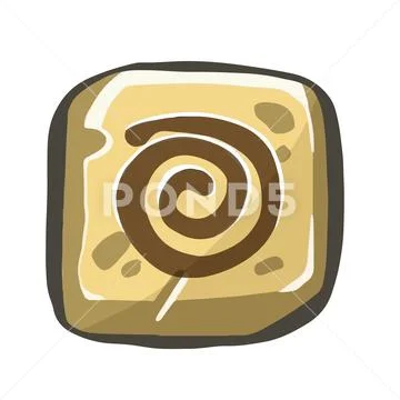Button with symbol of air, air currents, wind. hand drawn texture ...