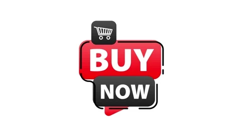 Buy Now Button Animation on White and Gr... | Stock Video | Pond5
