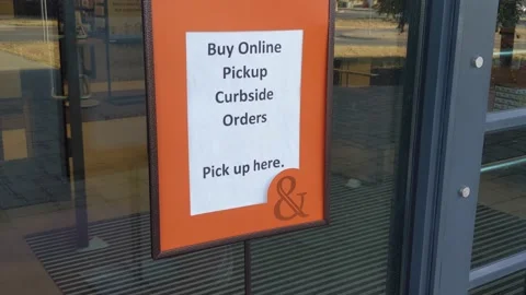 Buy Online Pickup Curbside Orders - Pick... | Stock Video | Pond5