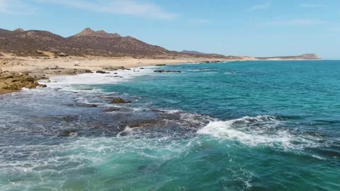 BUZZARDS BEACH EAST CAPE BCS MEXICO-2023... | Stock Video | Pond5