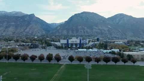 BYU campus and football stadium at dawn ... | Stock Video | Pond5