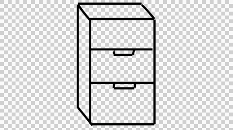 Cabinet animated illustration whiteboard... | Stock Video | Pond5