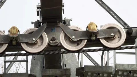 Cable Car Mechanism Stock Video Footage | Royalty Free Cable Car ...