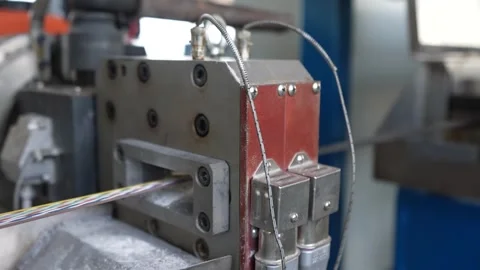 Aluminium Extrusion Process Stock Footage ~ Royalty Free Stock Videos ...