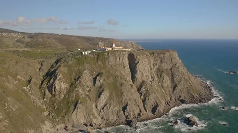 Cabo da Roco, Sintra, Portugal, Europe, ... | Stock Video | Pond5