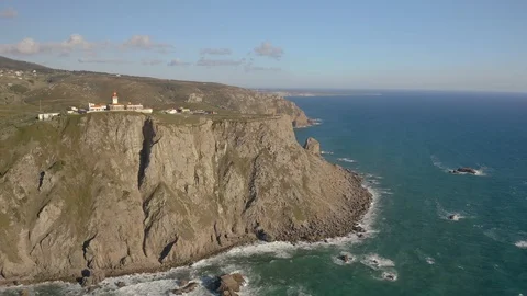 Cabo da Roco, Sintra, Portugal, Europe, ... | Stock Video | Pond5