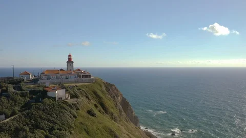 Cabo da Roco, Sintra, Portugal, Europe, ... | Stock Video | Pond5