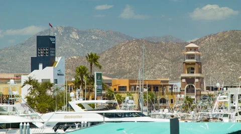 Cabo an Lucas Mexico Buildings on Skylin... | Stock Video | Pond5