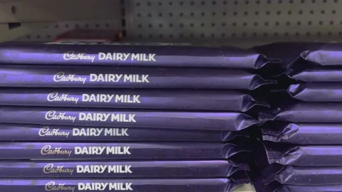 Cadbury's Dairy Milk chocolate bars | Stock Video | Pond5