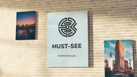 Cafe Logo Poster Mockup for After Effects ~ After Effects #277320888